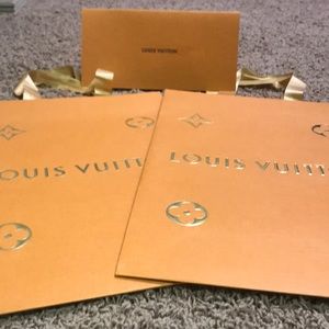 Louis Vuitton | Other | Louis Vuitton Shopping Bag Receipt Sleeve ...